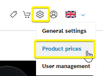 Product Prices in the Digital Sales Assistant.