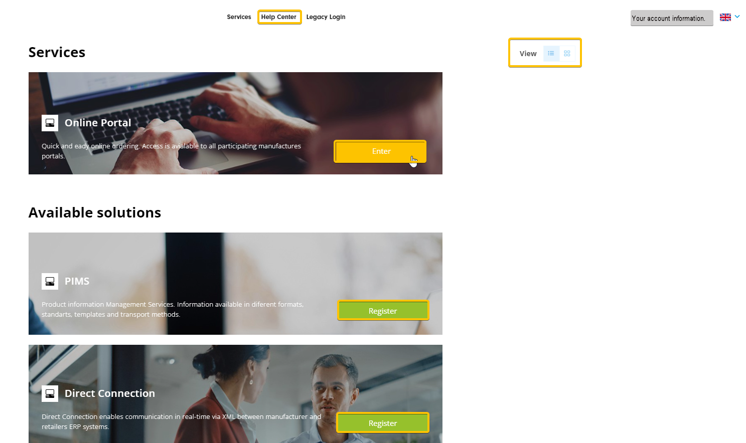 How manage your connections and request new brands in the Portals hub?